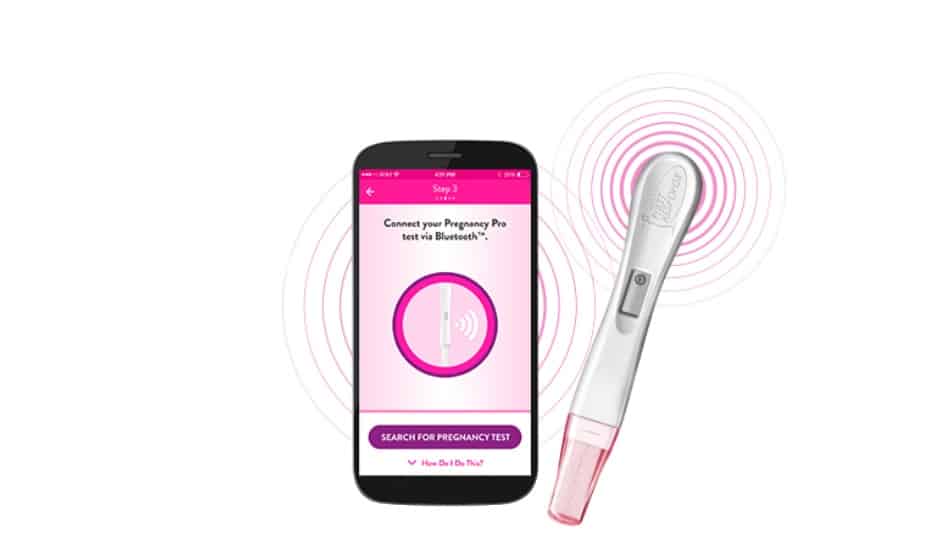 Pregnancy PRO, votre test de grossesse lui aussi connecté.