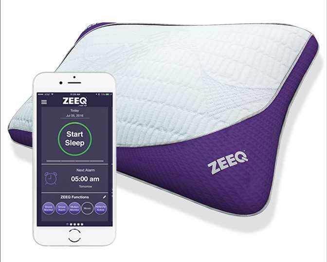 ZEEQ® Smart Pillow, le coussin connecté.