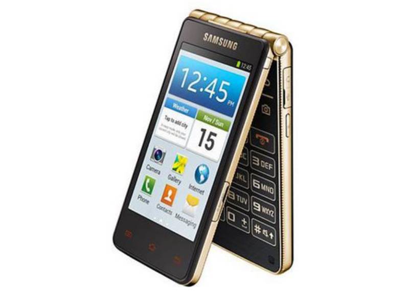 Un téléphone à clapet à écran pliable chez Samsung