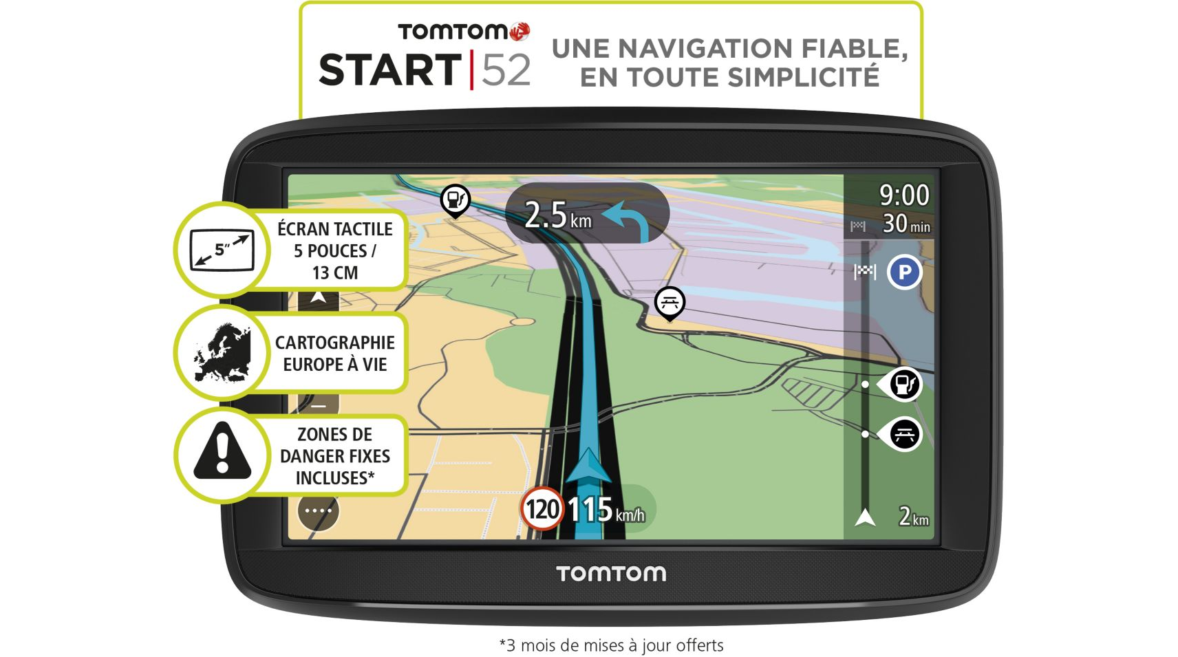 Bon Plan du dimanche : 20% de remise sur le Tomtom Start 52 Europe.