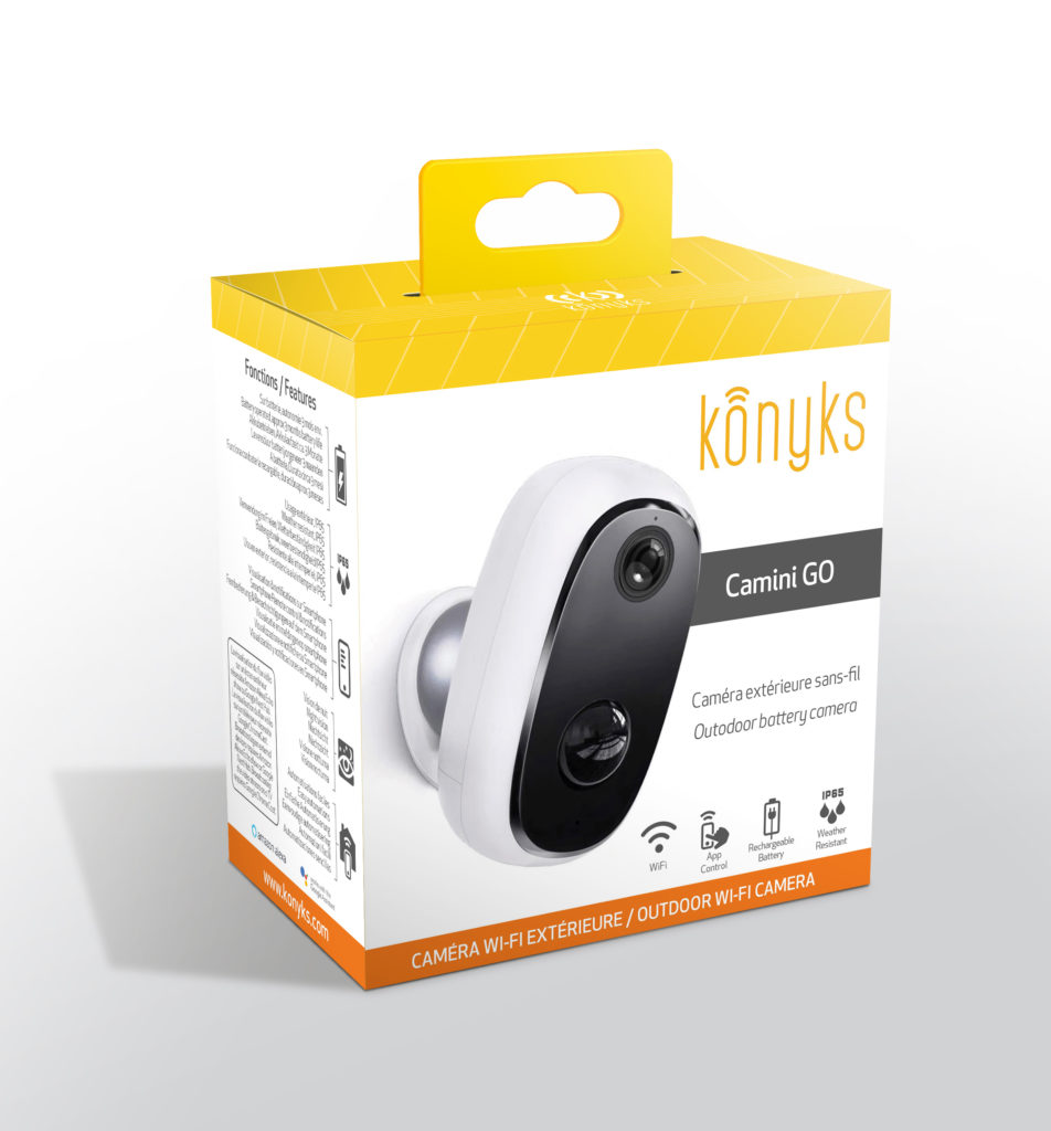 Camini GO, la nouvelle caméra connectée de Konyks.