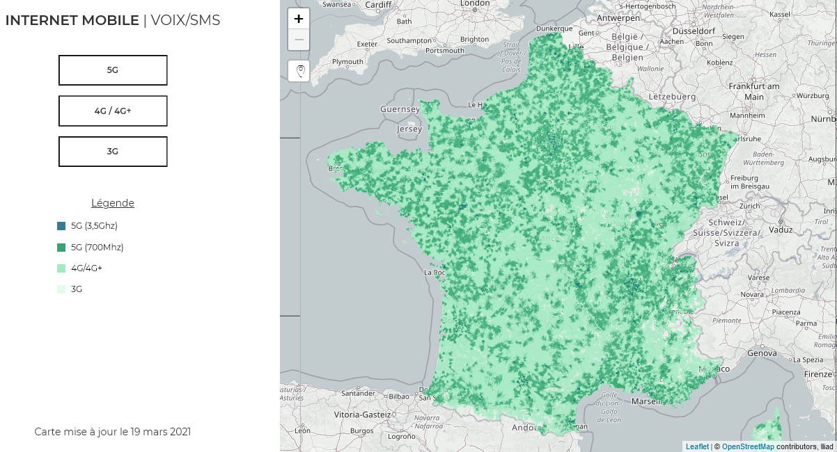 Disponibilité 5G dans votre région ? Comment le savoir