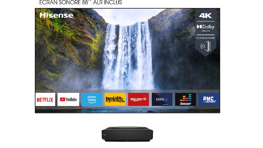 Sonic Laser TV 88 pouces, quand votre salon devient le cinéma.