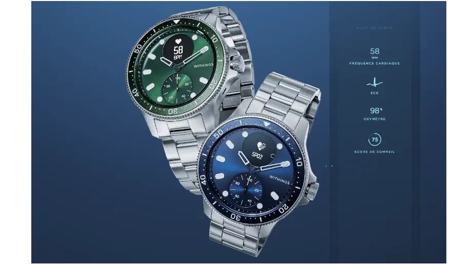 ScanWatch Horizon, une nouvelle variant chez WITHINGS.