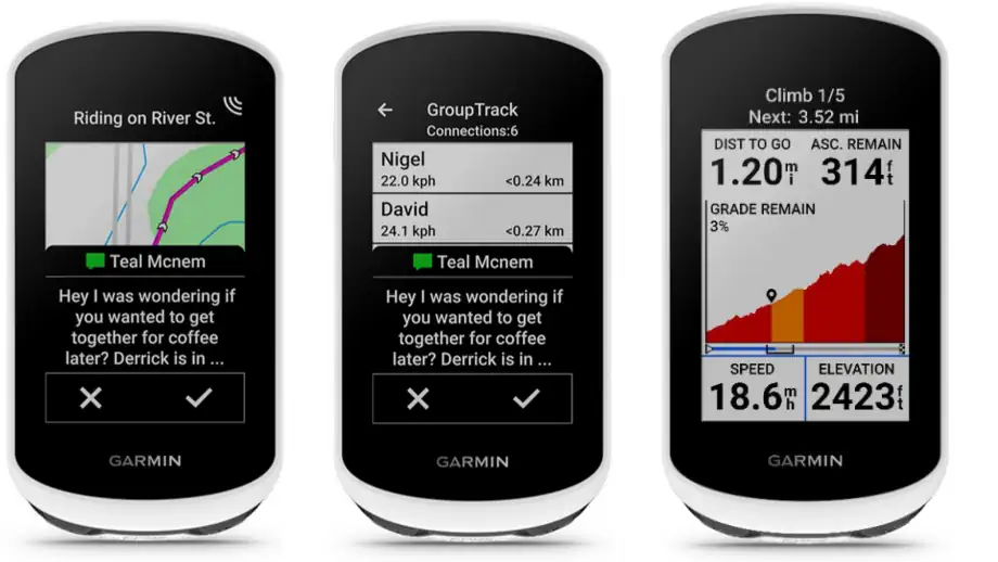 Garmin Edge Explore 2 et Edge Explore 2 Power pour les cyclistes.
