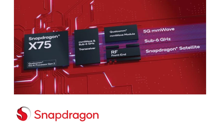 Snapdragon X75, la nouvelle puce pour la 5G IoT de Qualcomm.