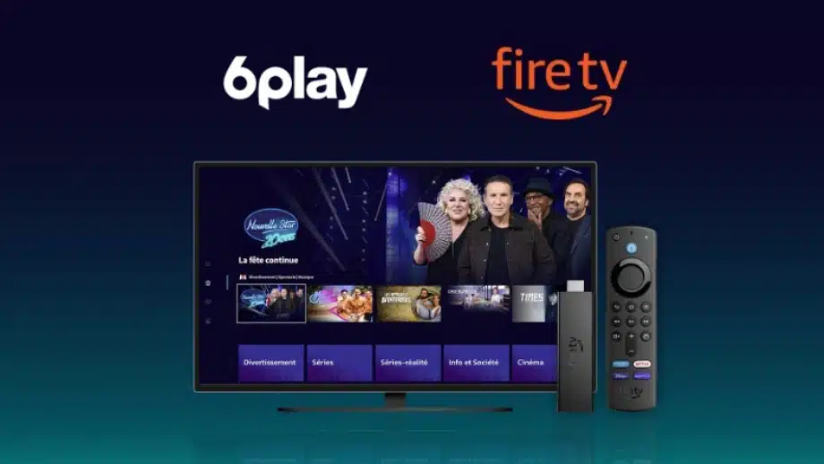 6play, disponible dès aujourd’hui sur les appareils Amazon Fire TV.