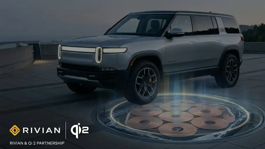 Rivian R2 : le crossover électrique adopte la recharge sans fil Qi2 ...